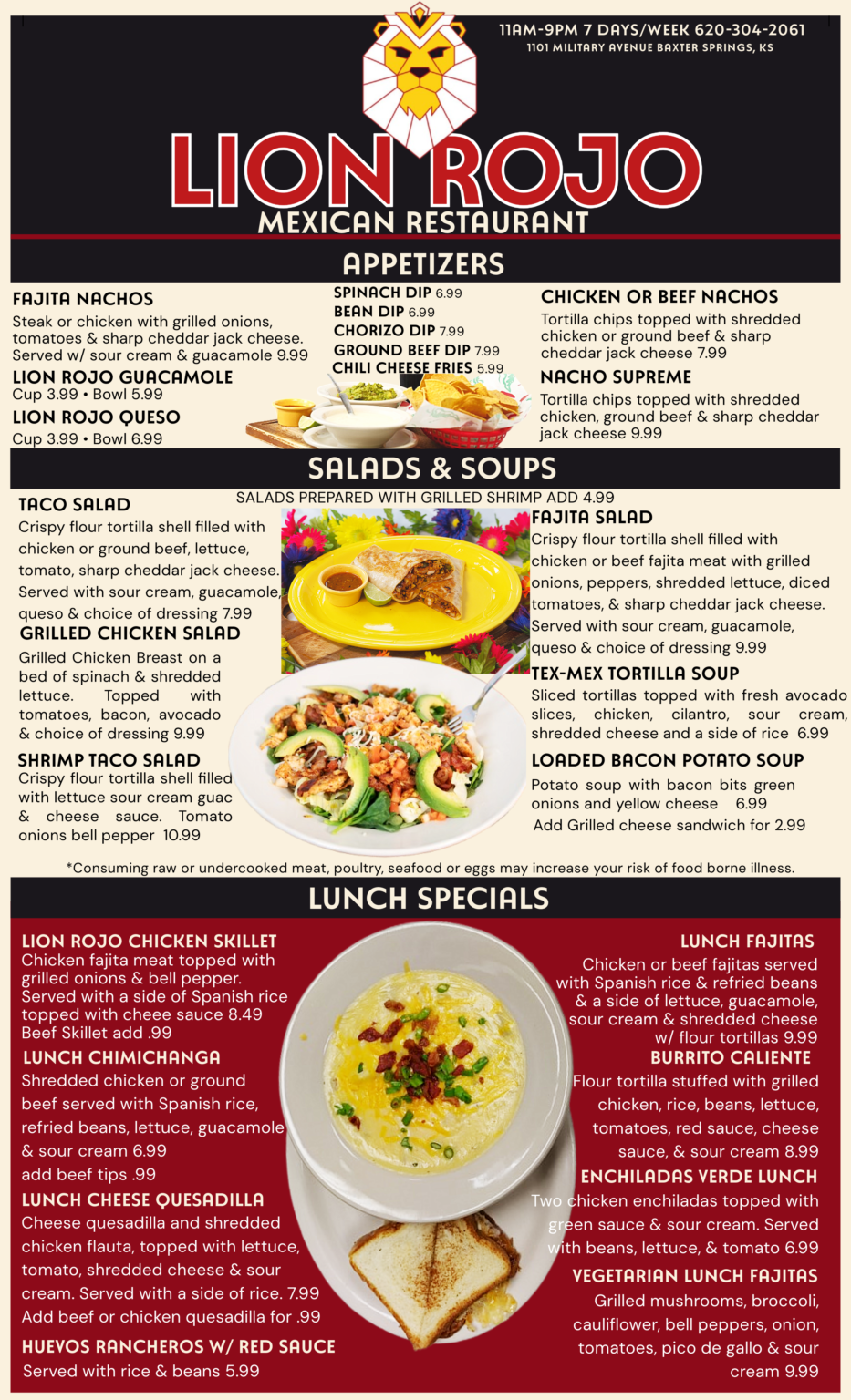 LION ROJO - Lion Rojo Mexican Restaurant